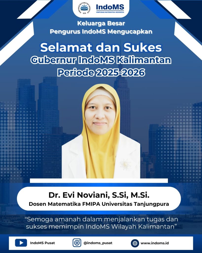 Selamat dan Sukses kepada Dr. Evi Noviani, S.Si., M.Si. sebagai ...