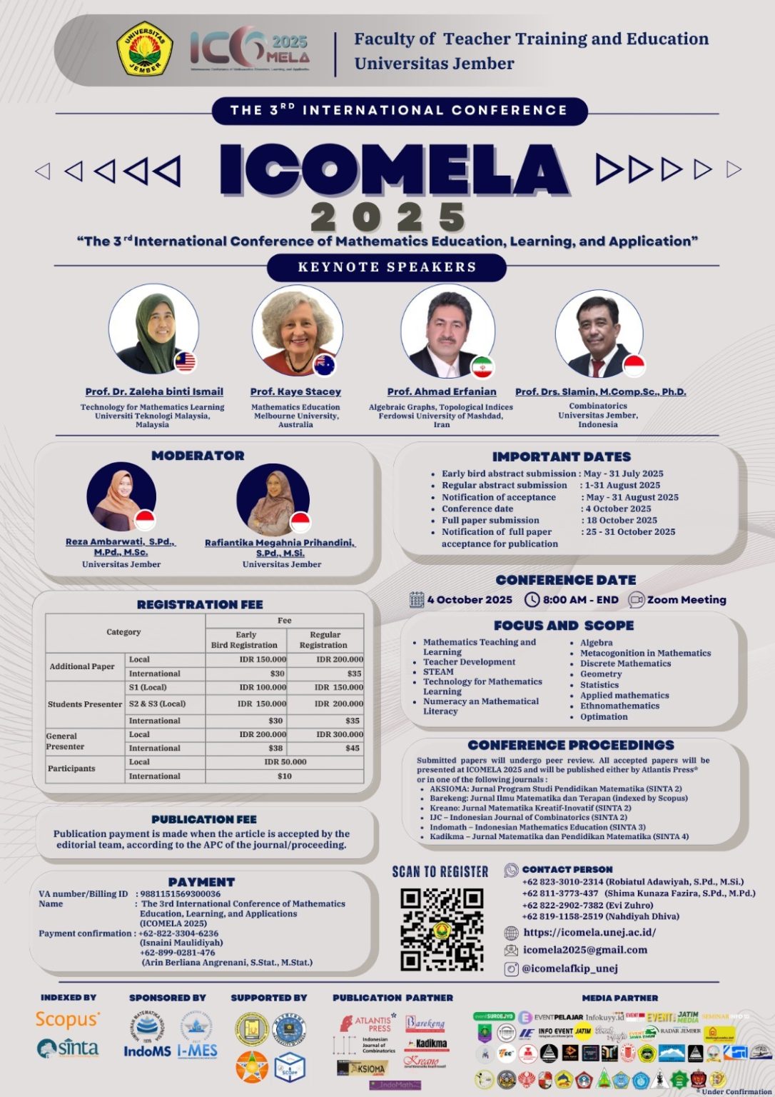 the 3rd ICOMELA 2025 – IndoMS